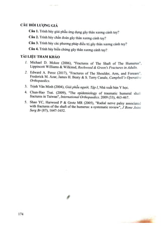 SGK Gãy thân xương cánh tay Y4.pdf rất hay | PDF