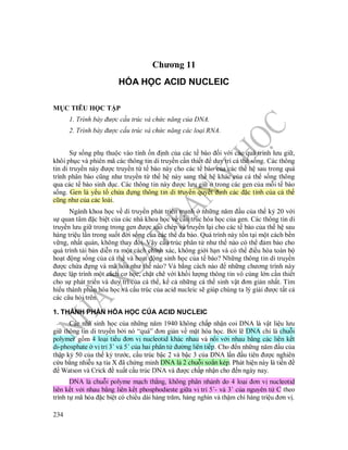 SGK mới hóa học acid nucleic.pdf rất hay nha | PDF | Free Download