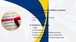 SEAL OF GOOD LOCAL GOVERNANCE FOR BARANGAY National Orientation | PPTX