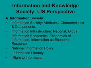 Library and Information Science Education and Skills in the Knowledge ...