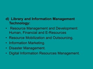 Library and Information Science Education and Skills in the Knowledge ...