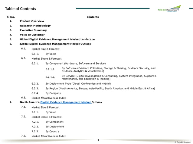 Digital Evidence Management Market 2024 | TechSci Research | PPT