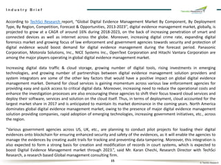 Digital Evidence Management Market 2024 | TechSci Research | PPT