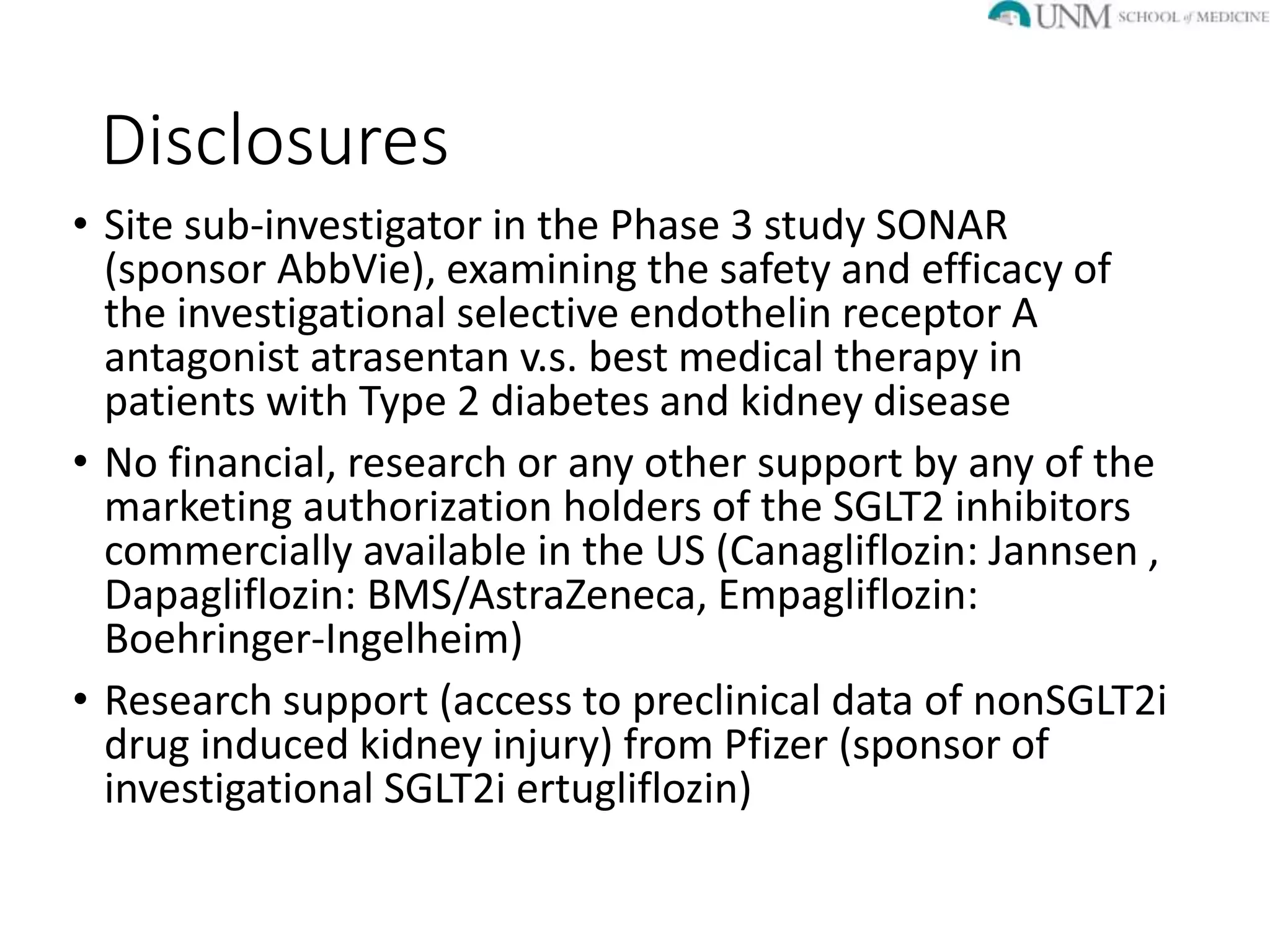 SGLT2 inhibitors in Diabetic Kidney Disease | PPTX