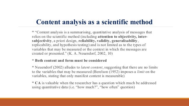 WK 10 – Research Workshop - Content and discourse analysis