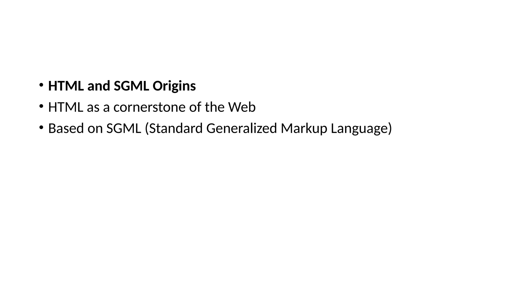 standard generalized markup language (SGML) .pptx