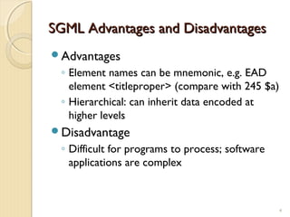 Sgml and xml | PPT