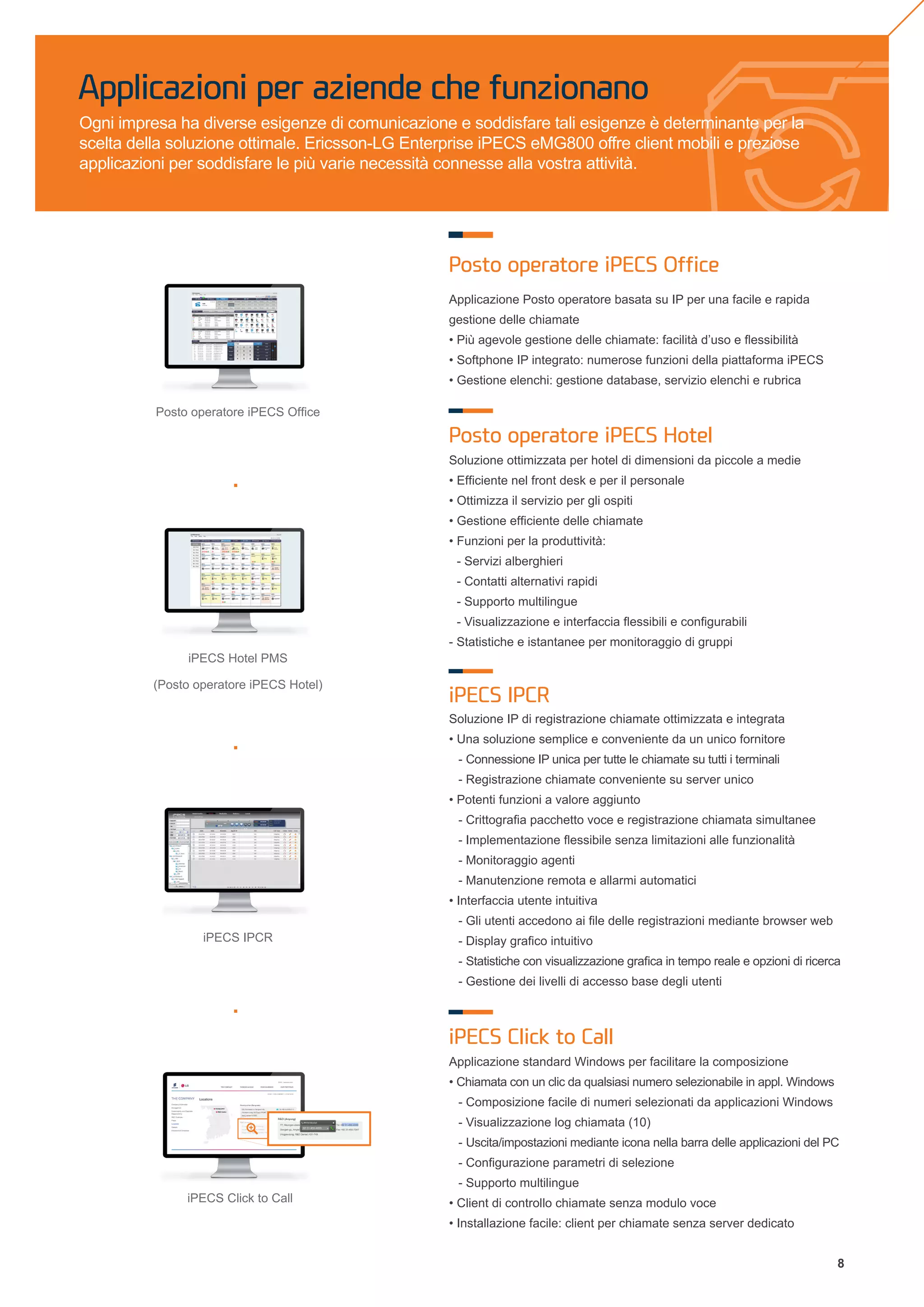 Sgm Telefonia, centralino Promelit ipecs emg800 | PDF