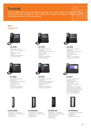 Sgm Telefonia, centralino Promelit ipecs emg800 | PDF