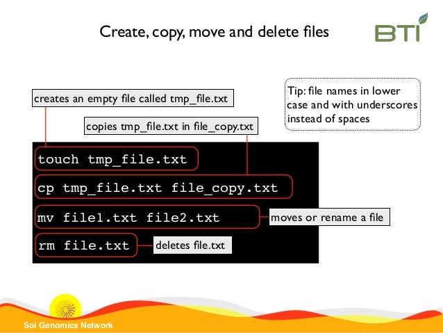 Sgn Introduction To Unix Command Line 2015 Part 1
