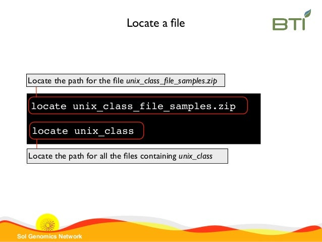 Sgn Introduction To Unix Command Line 2015 Part 1