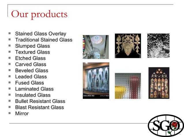 SGO Designer Glass Introduction | PPT