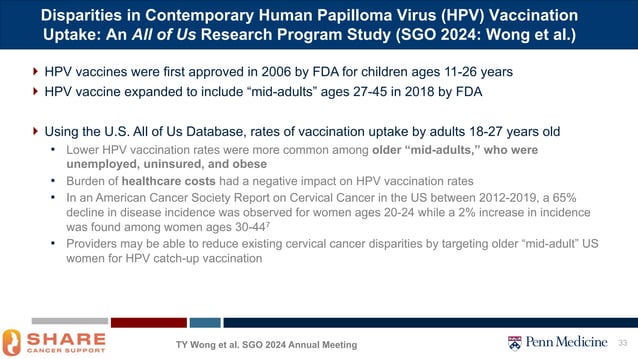 Report Back from SGO 2024: What’s the Latest in Cervical Cancer? | PDF ...