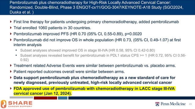 Report Back from SGO 2024: What’s the Latest in Cervical Cancer? | PDF ...
