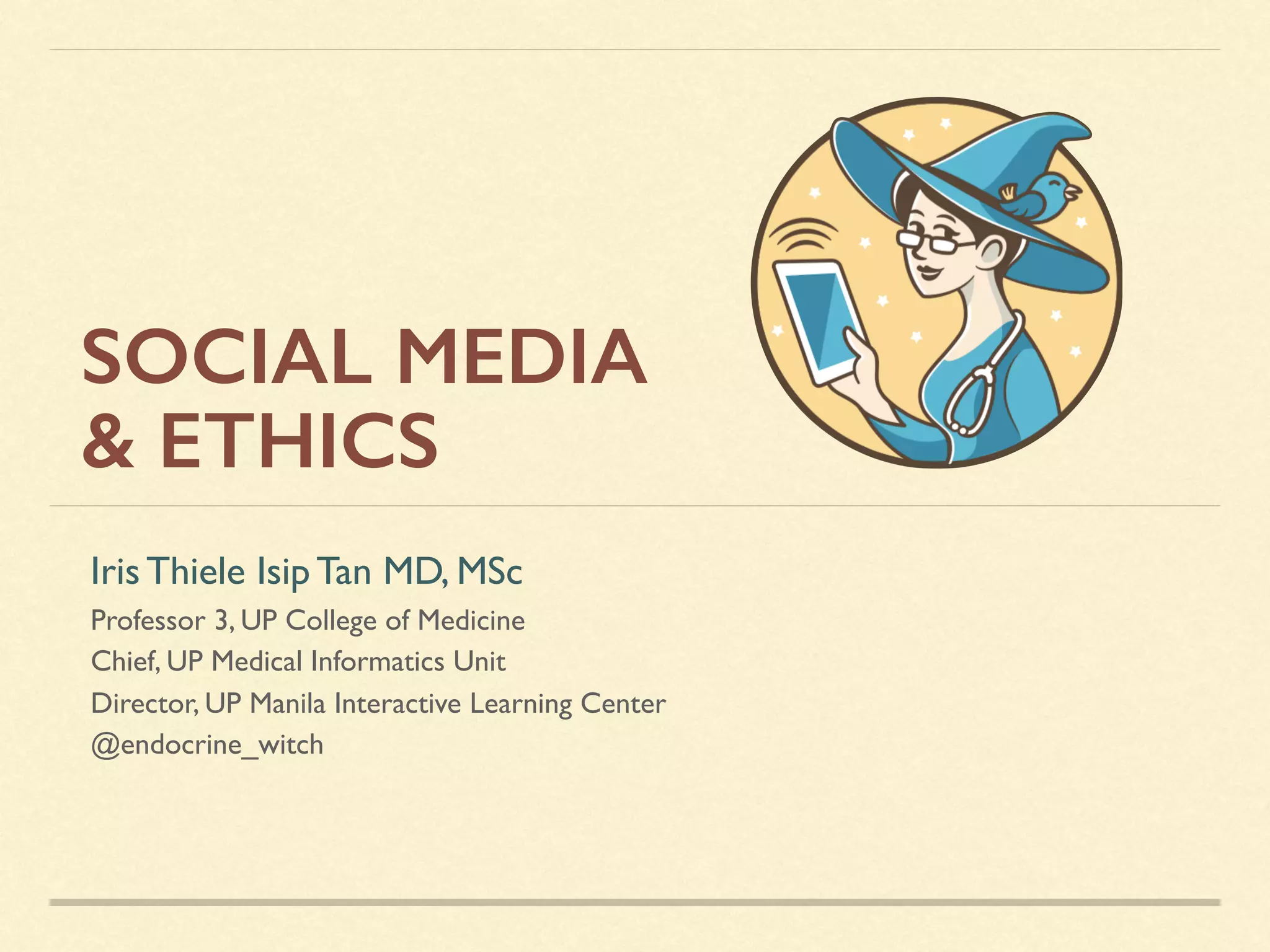 Social Media & Ethics | PPT