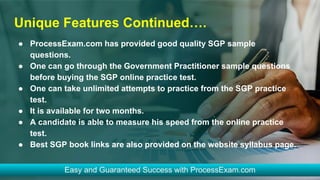 SGP | SAFe Government Practitioner Exam | Q & A | PDF