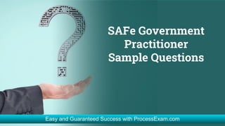 SGP | SAFe Government Practitioner Exam | Q & A | PDF
