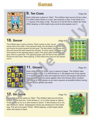 Songs and Games Phonics : Book 1 | PDF