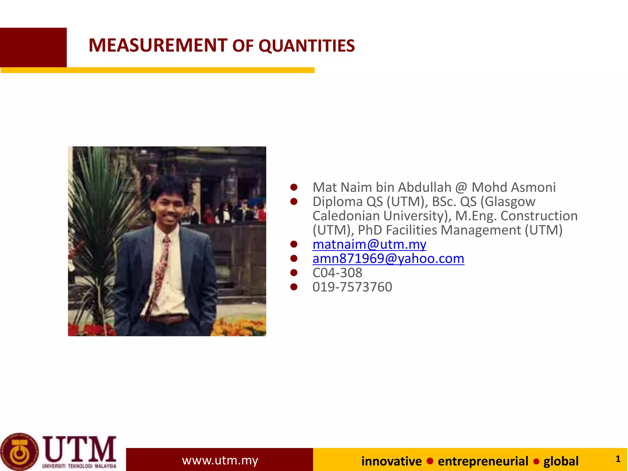 Sgp4813 measurement of quantities | PPTX