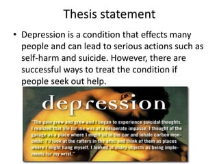 Thesis Writing Depression