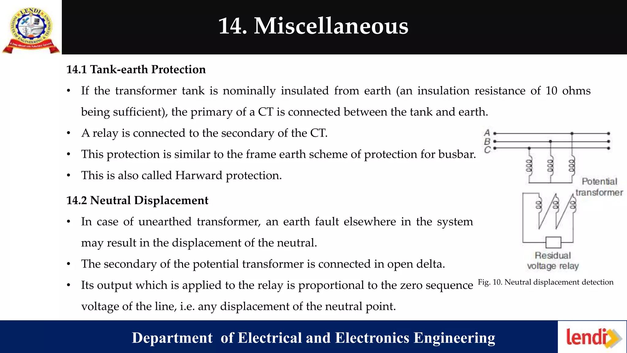 Generator and Transformer Protection (PART 2) | PPTX