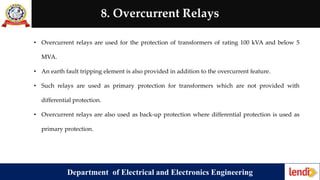 Generator and Transformer Protection (PART 2) | PPTX