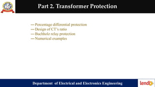 Generator and Transformer Protection (PART 2) | PPTX