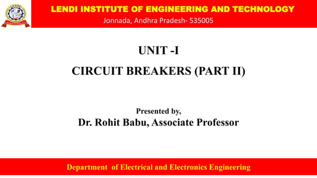 Circuit Breaker: Part 2 | PPTX | Science