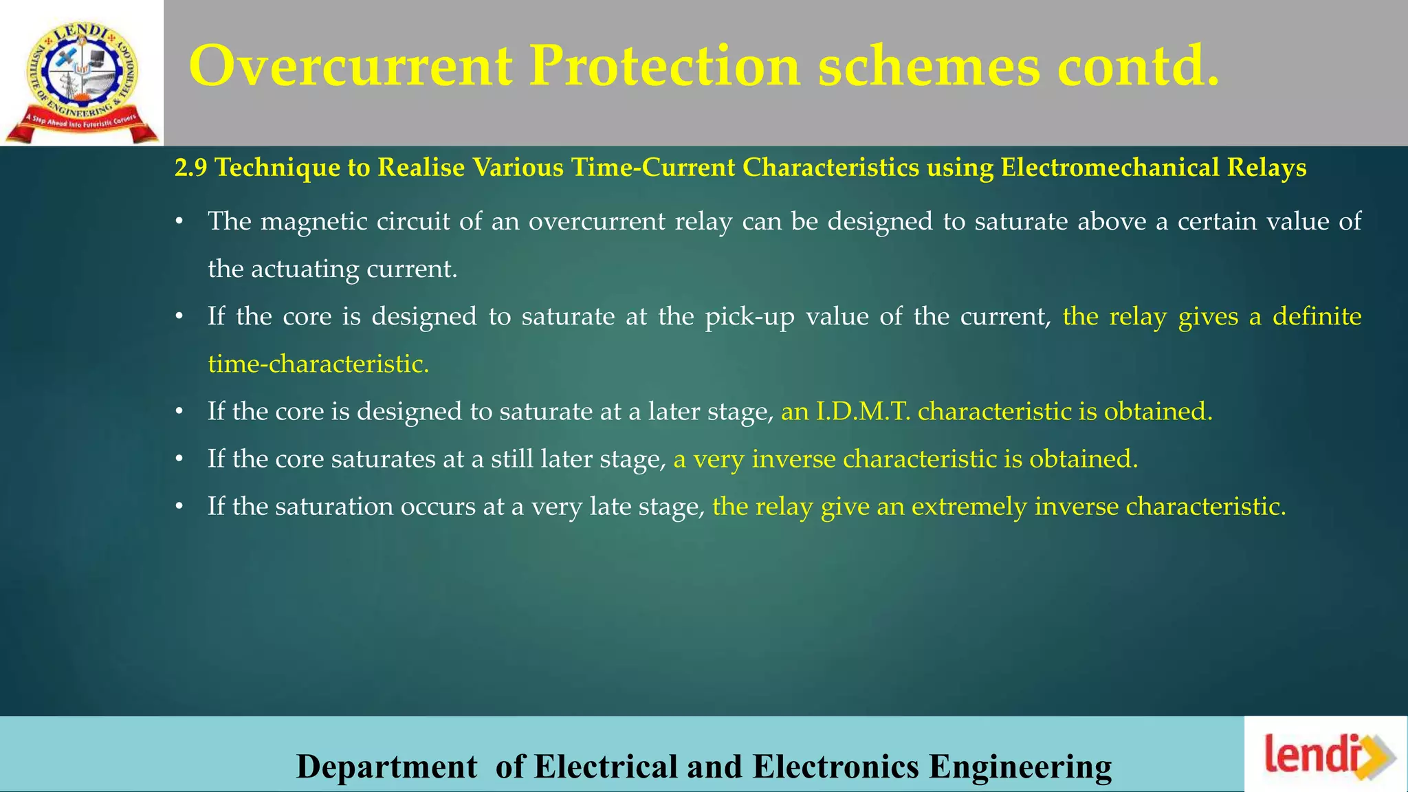 FEEDER AND BUS BAR PROTECTION | PPTX