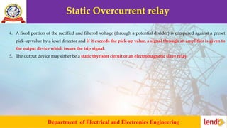STATIC AND DIGITAL RELAYS | PPTX