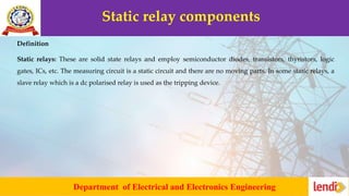 STATIC AND DIGITAL RELAYS | PPTX