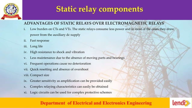 STATIC AND DIGITAL RELAYS | PPTX | Consumer Electronics | Technology & Computing