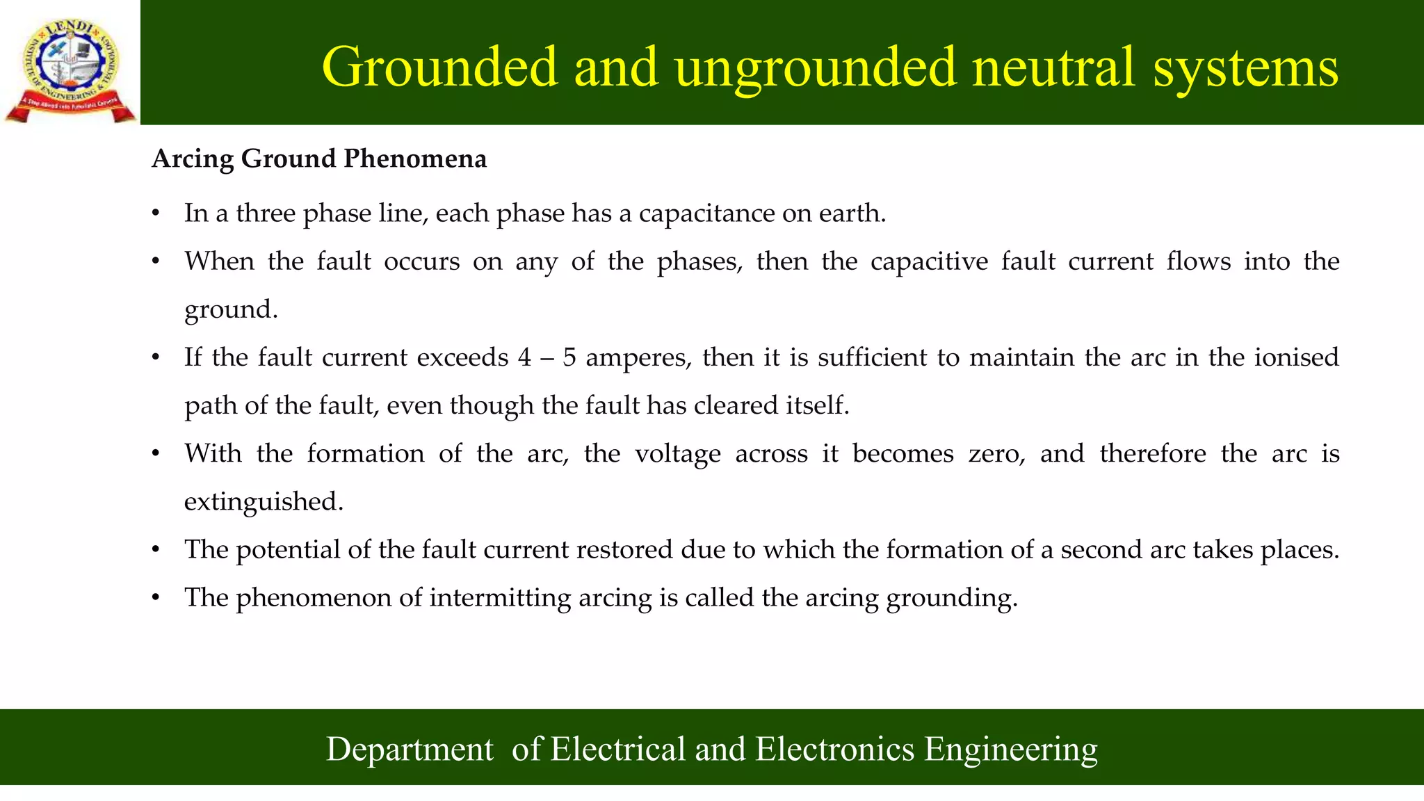 PROTECTION AGAINST OVER VOLTAGE AND GROUNDING Part 2 | PPTX