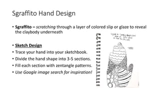 Sgraffito Hand Dish | PPT
