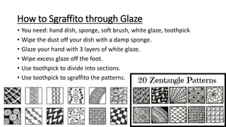 Sgraffito Hand Dish | PPT
