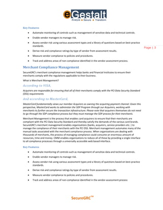 SecureGRC - Cloud based SaaS | PDF