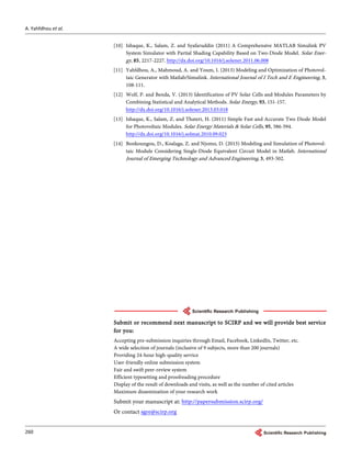 Valuation and Determination of Seven and Five Parameters of Photovoltaic Generator by Iterative ...