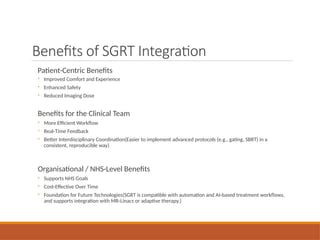 Surface Guided Radiotherapy (SGRT),Radiation Oncology | PPTX