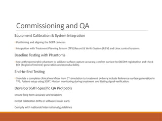 Surface Guided Radiotherapy (SGRT),Radiation Oncology | PPTX