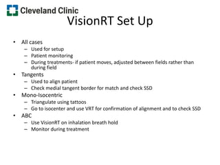 SGRT and Breast Cancer Radiotherapy: The Cleveland Clinic Experience | PPT