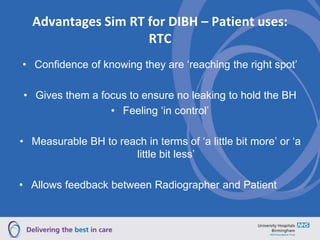 SimRT: Workflows and optimizing DIBH planning | PPTX