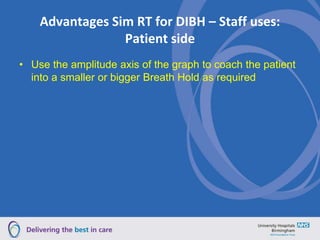SimRT: Workflows and optimizing DIBH planning | PPTX