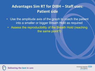 SimRT: Workflows and optimizing DIBH planning | PPTX