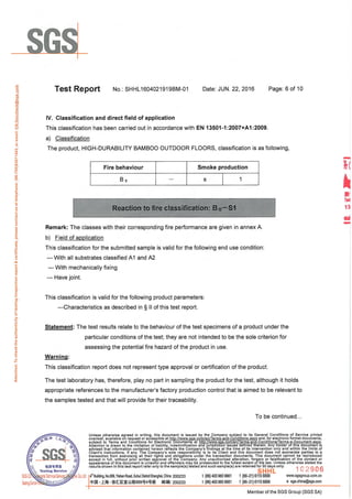 SGS TEST REPORT-YOYU outdoor decking | PDF