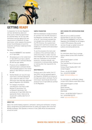 PPE Certification: Are You Ready to Transition? | PDF