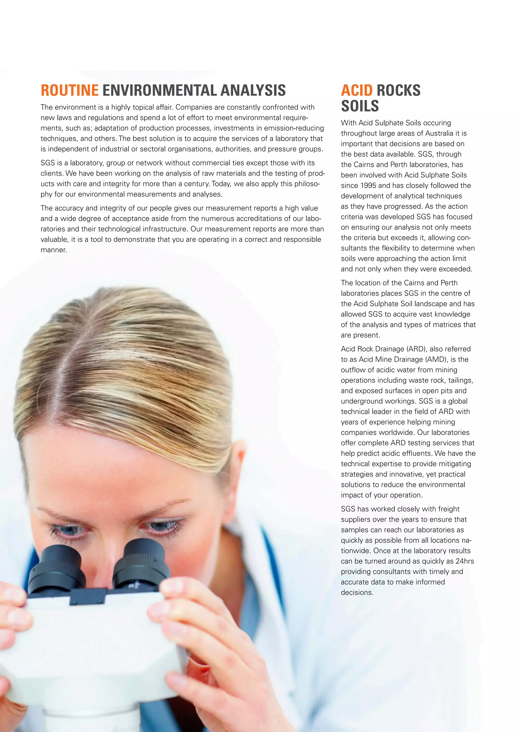 SGS Environment Services | PDF | Free Download