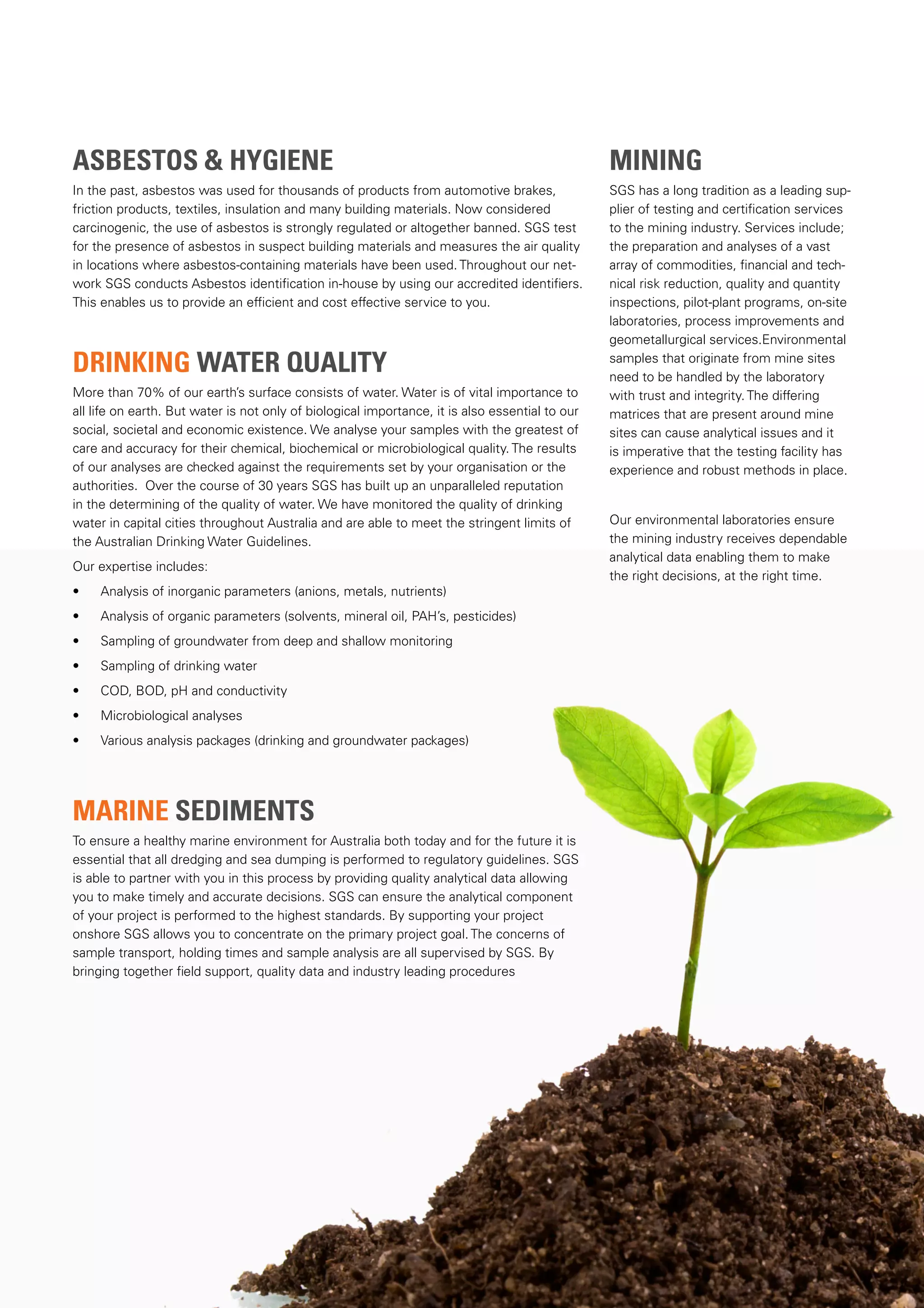 SGS Environment Services | PDF | Free Download