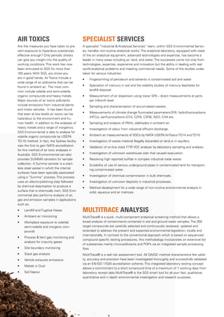 SGS Environment Services | PDF