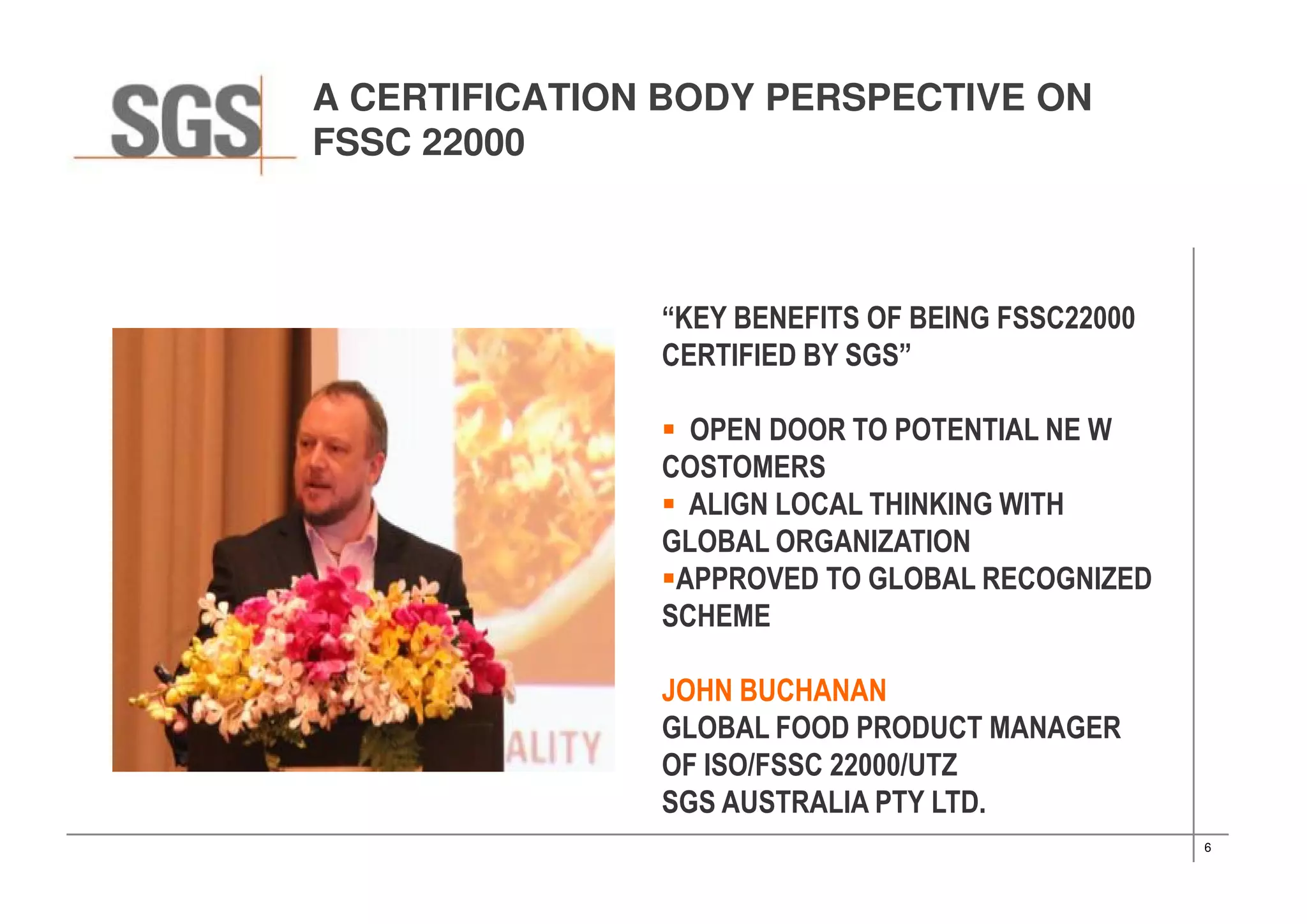 FSSC 22000 Information Seminar Asia | PPT