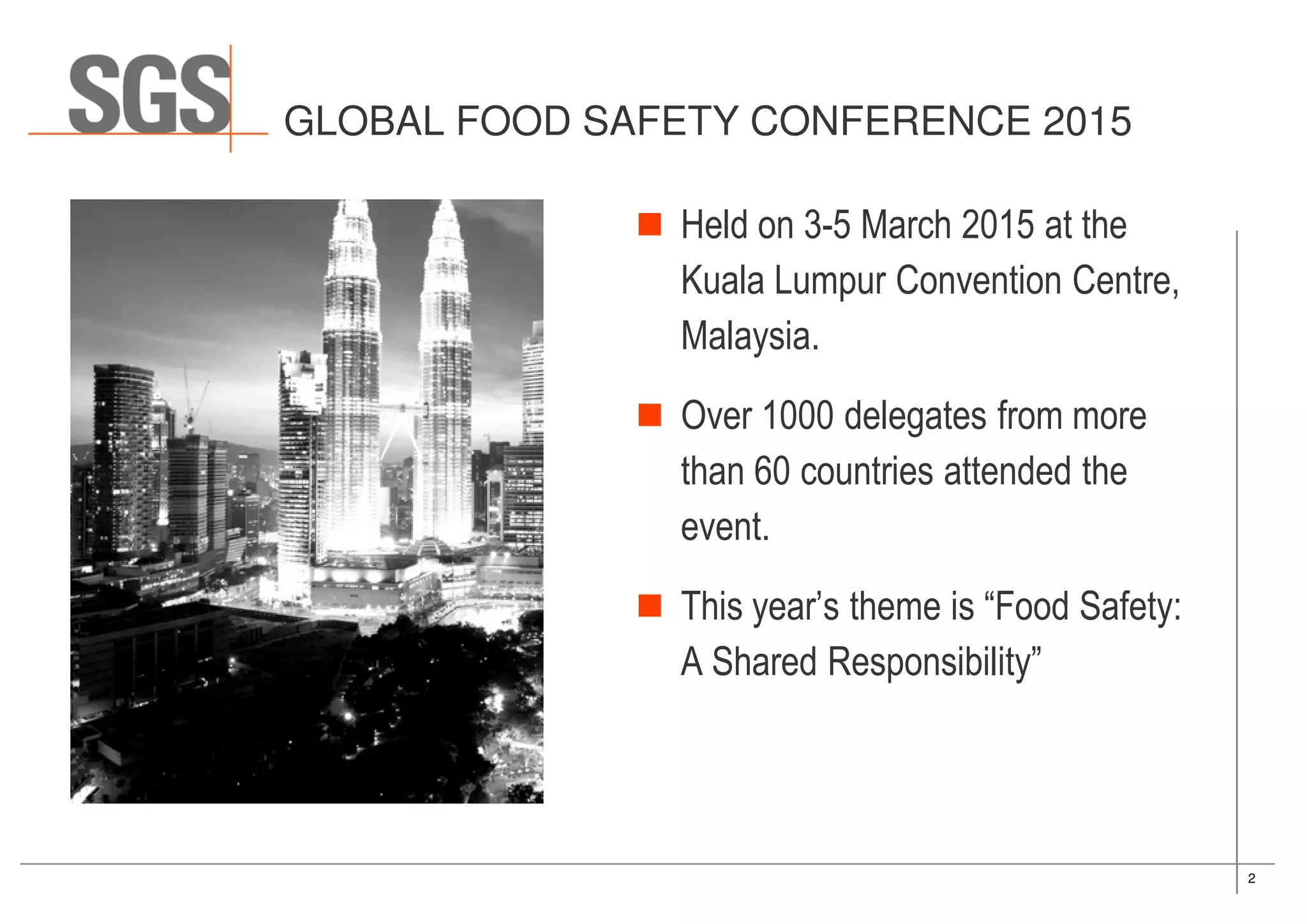 Food Safety: A Shared Responsibility – Key Highlights from the Global ...